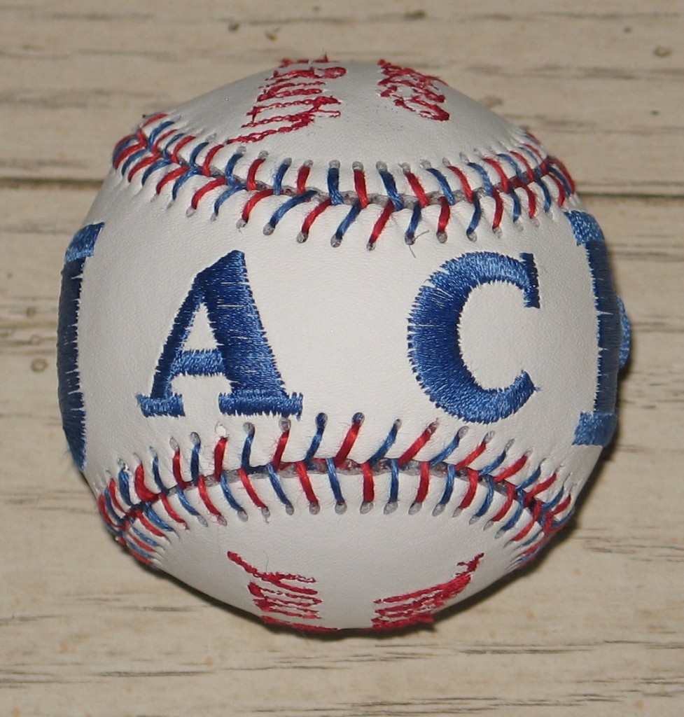 August 2014 – Hand Stitching a Baseball or Softball – Rhonda Cantrell